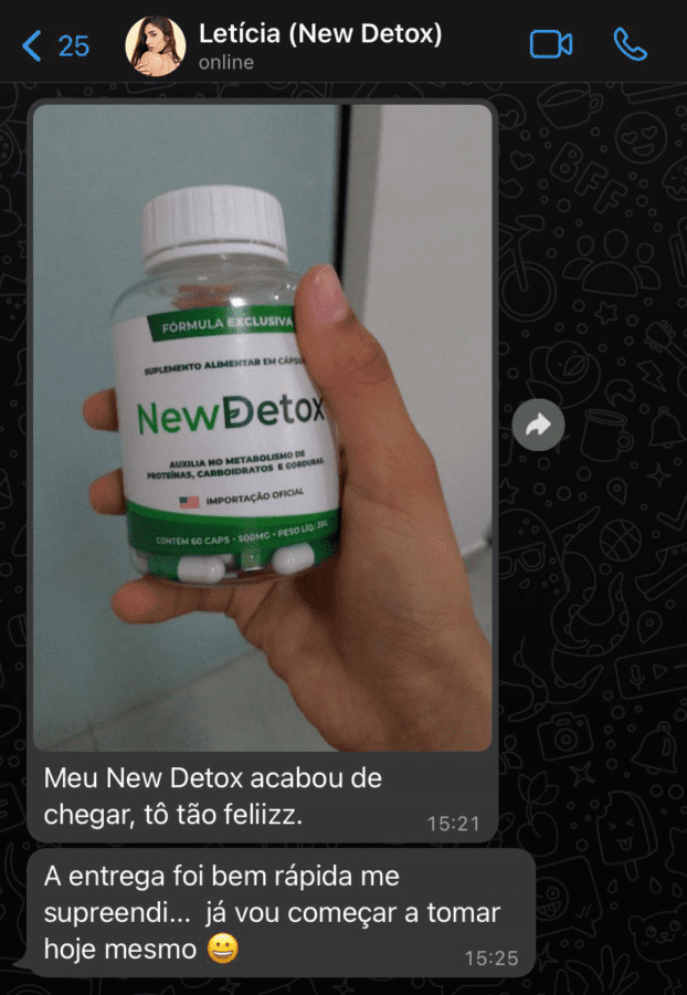 New Detox Funciona? New Detox Caps Composição Fórmula Site oficial